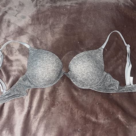 Pink Push Up Bra Size 34a Depop