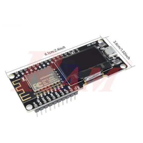 Nodemcu With 096 Oled Based On Esp8266 Ram Electronics Website