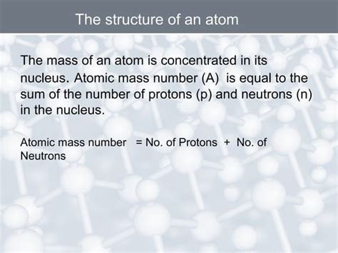 Automic Structure Ppt