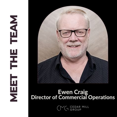 Cedar Mill Group On Linkedin Meet Cedar Mills Ewen Craig Who As Director Of Commercial
