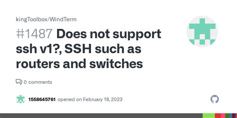 Does Not Support Ssh V SSH Such As Routers And Switches Issue KingToolbox WindTerm