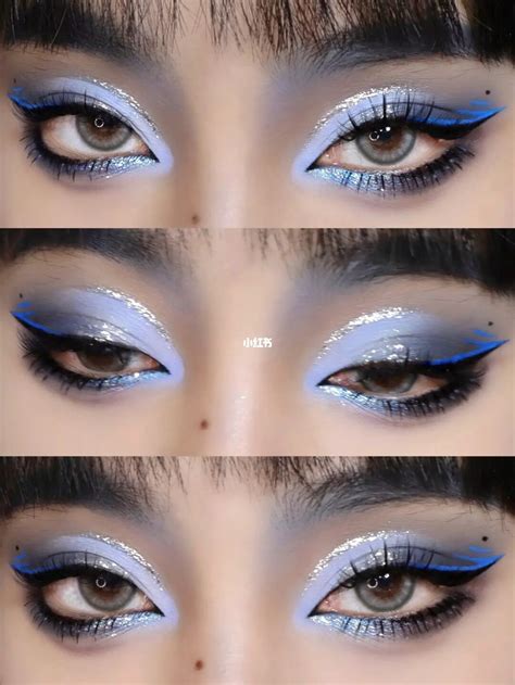 Blue Eyeshadow Look By 假面超人呀 Makyaj Look Makyaj Fikirleri Makyaj