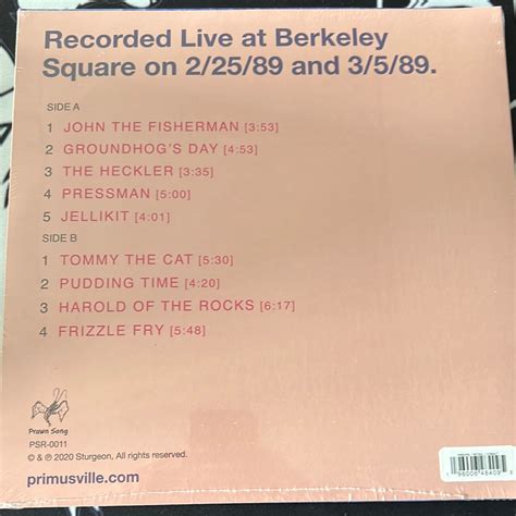Primus Suck On This Northwest Grooves