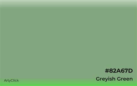 Greyish Green Color Artyclick
