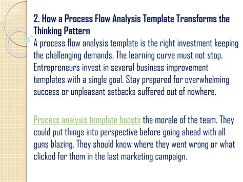 Ppt How To Bury Technical Issues With Process Flow Analysis Template