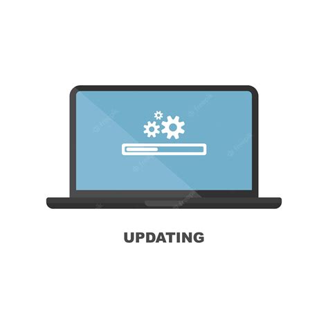 Premium Vector System Software Update And Upgrade Concept Loading