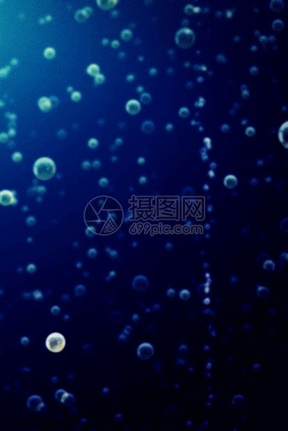 蓝色气泡上升气泡h5动态背景素材动图图片 正版素材401032021 摄图网