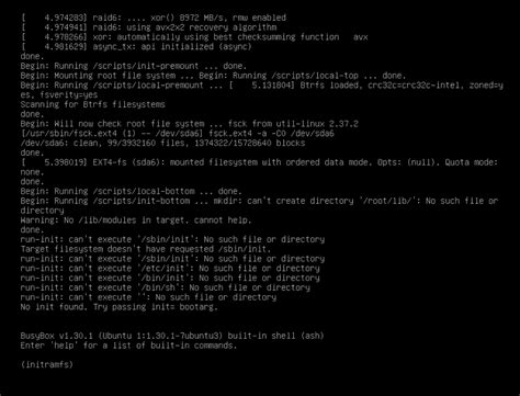 Storage Configuration Leads To Ubuntu Linux Server Boot Failure Initramfs Server Fault