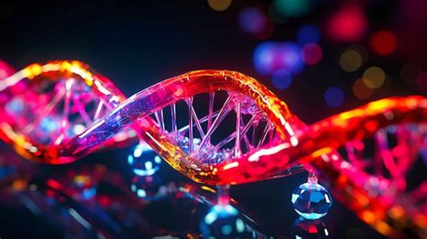 Premium Ai Image Vivid Representation Of A Dna Strand Unraveling And