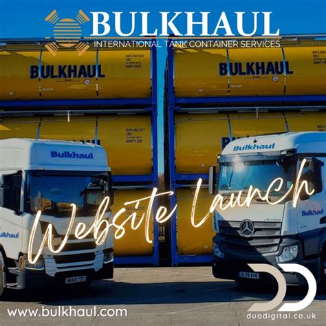 Duo Digital On Linkedin New Website Launch For Bulkhaul 💙💛 Check It
