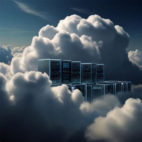 Cloud Computing The Data Transfer And Storage Concept Premium Ai
