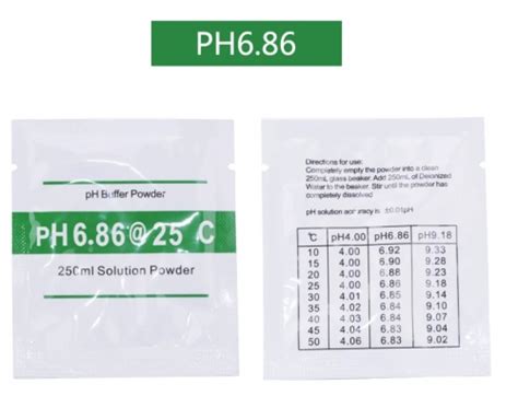 Ph Cs686 686ph Ph Meter Calibrate Solution Ph Buffer Powder For Ph