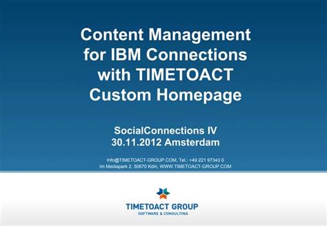 Social Connections Content Management For Ibm Connections Ppt