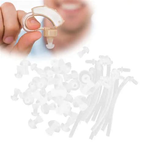 사운드 튜브 포함 보청기 귀마개 교체용 귀마개 돔 보청기 액세서리 Aliexpress