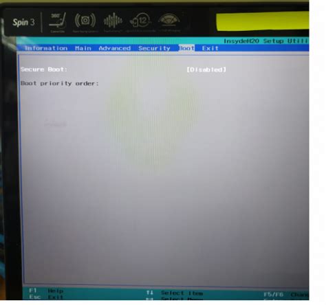 ACER Spin No Boot Device Acer Community