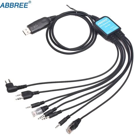 8 In 1 Usb Programming Cable For Baofeng Uv 5r Easy Radio Configuration