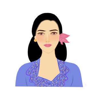Javanese Woman PNG Transparent Javanese Woman Illustration Javanese Woman Kebaya Javanese