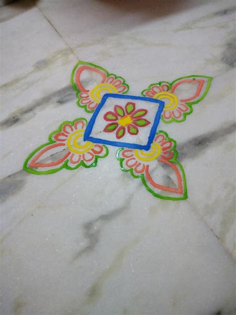 Bhavya Tiwari On Linkedin Rangoli Made By Me