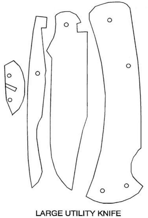 Printable Knife Patterns