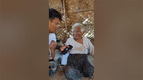 အသက် ၈၈ နှစ်ရှိပြီးတယောက်ထဲ့နေနေရပြီး ဝမ်းစာကိုကိုယ်ဘာသာကိုယ်ရ