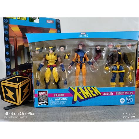 Wolverine Cyclops Jean Grey Marvel Legends X Men Love Triangle 3 Pack