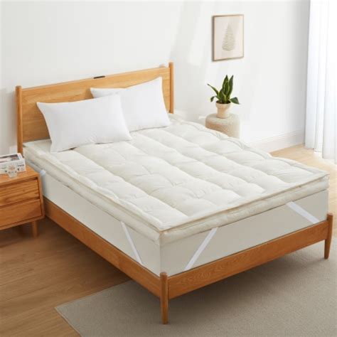 Hotel Collection White Goose Feather Mattress Topper 3 Soft Feather