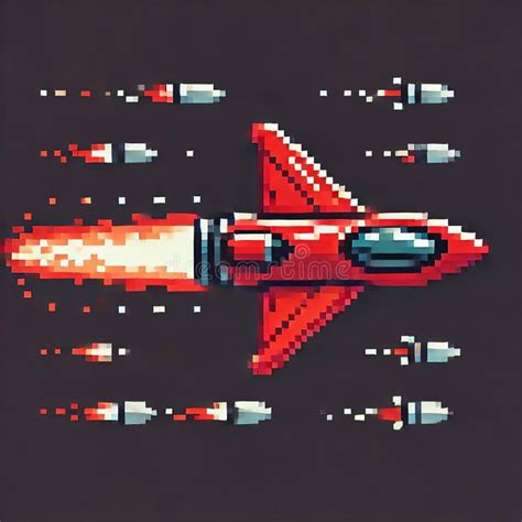 Retro Arcade Spaceship Stock Illustration Illustration Of Spaceship