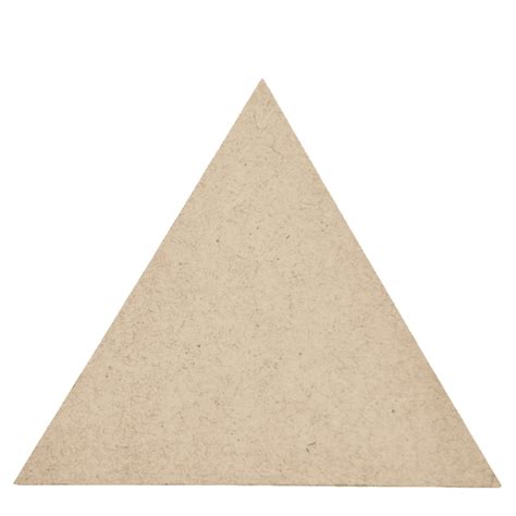 Krafty Supply Wood Triangle 14 Thick Mdf 6 Inches