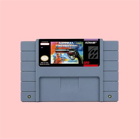 Lethal Enforcers Snes Us Version 16 Bit Cartridge Game Retroforgamer