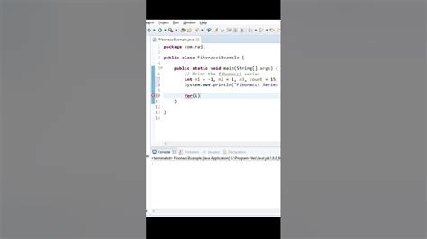 Fibonacci Series Java Programming In Marathi Java Youtubeshorts