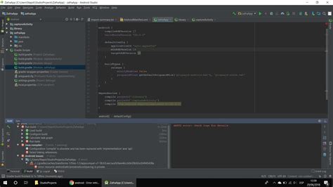 android manifest merger failed after importing from eclipse stack