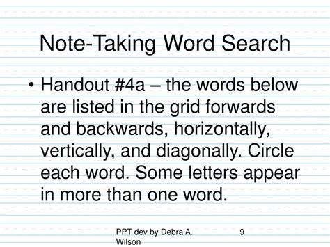 PPT Mastering Note Taking Skills For Effective Learning PowerPoint Presentation ID