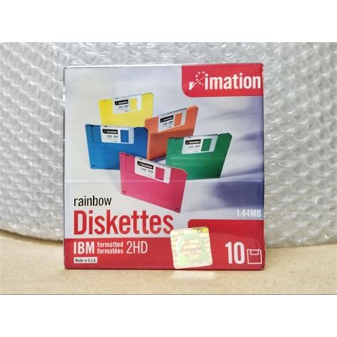 แผ่นดิส 1 44 Floppy Disk A ใหม่ในซีน Format Ibm ของ Imation Shopee Thailand