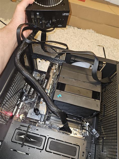 New Build No Post Cpu Led Lit R Pcmasterrace