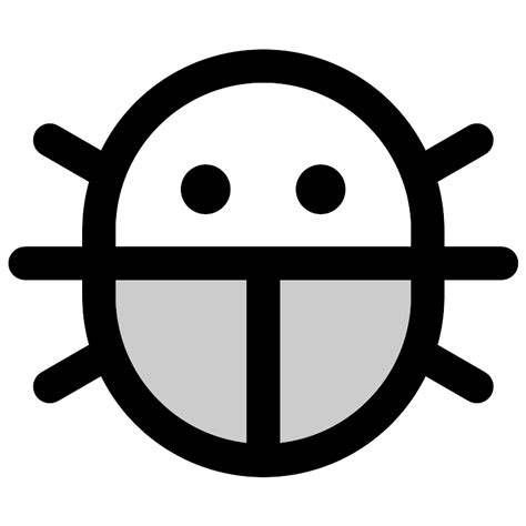 bug duotone vector svg icon svg repo