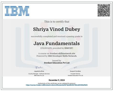 Shriya Dubey On Linkedin Javaprogramming Professionalgrowth Ibm