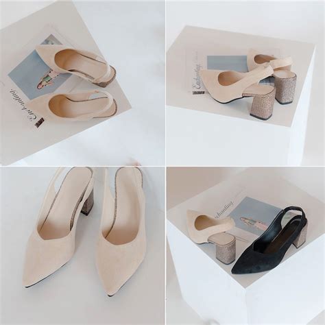 아리아리상점 레이나 통굽 슬랭백 샌들 여성구두 여성구두 여성샌들 슬리퍼 여름샌들 비치샌들