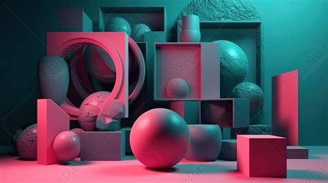 생생한 색상 팔레트 및 3d 추상 기하학적 장면 전시를 위한 이상적인 그래픽 배경 제품 디스플레이 배경 색상 배경 추상적
