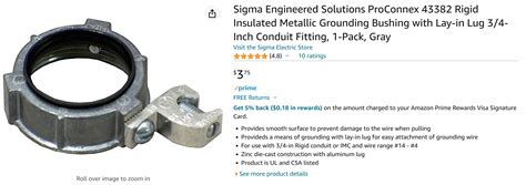 Electrical Is This The Right Grounding Bushing For Emt Am 47 Off