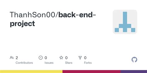 GitHub ThanhSon00 Back End Project