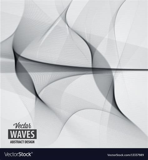 Abstract Smooth Color Wave Royalty Free Vector Image