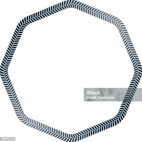 빈티지 라운드 프레임 머리 장식 로프를 사용 하 여 만든 팔의 문장 학 외 투 절연 장식적인 상징 벡터 일러스트 0명에 대한