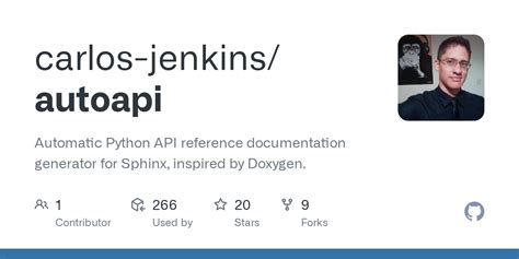 GitHub Carlos Jenkins Autoapi Automatic Python API Reference