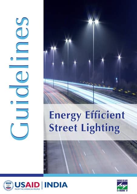 Energy Efficient Street Lighting Guidelines Pdf
