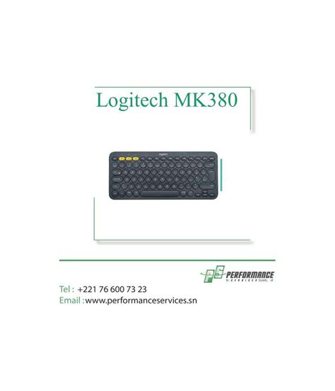 Clavier Et Souris Sans Fil Logitech Mk380