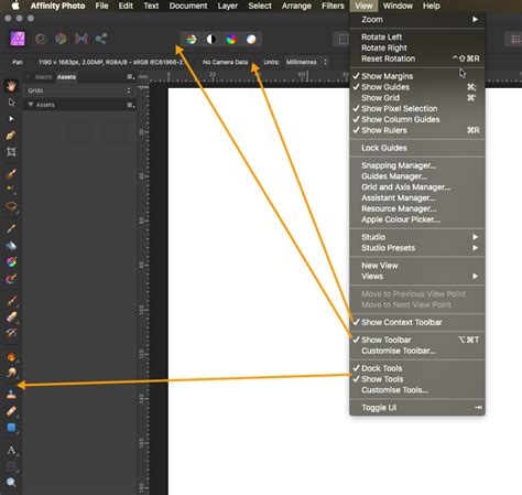 Lost Personas Toolbar Pre V2 Archive Of Desktop Questions Macos And Windows Affinity Forum