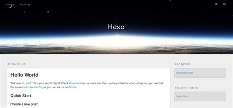 Build Your Own Blog With Hexo And Github Pages Maorus Blog
