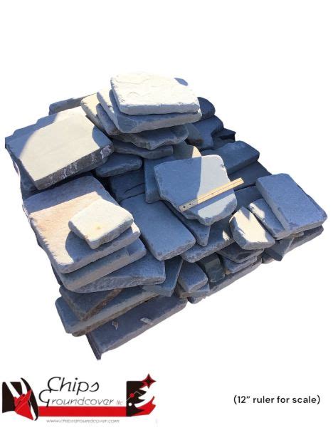 Tumbled Bluestone Chips Groundcover