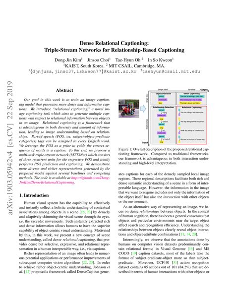 Pdf Dense Relational Captioning Triple Stream Networks For
