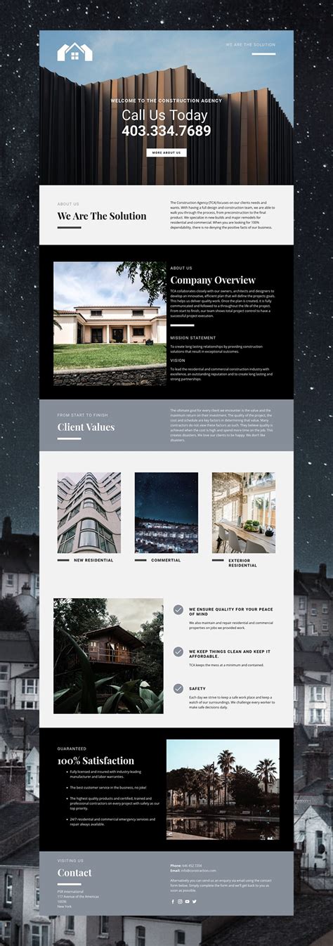 Free Template By Nicepage Builder